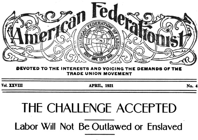 Slideshow, Labor Union, America in the 1920s, Primary Sources for ...